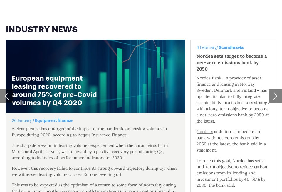 Investec Asset Finance - Leasing Life | Issue 16 | February 2021