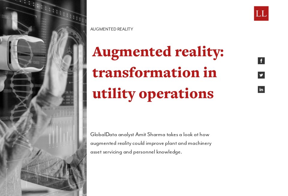 Augmented reality: transformation in utility operations - Leasing Life ...