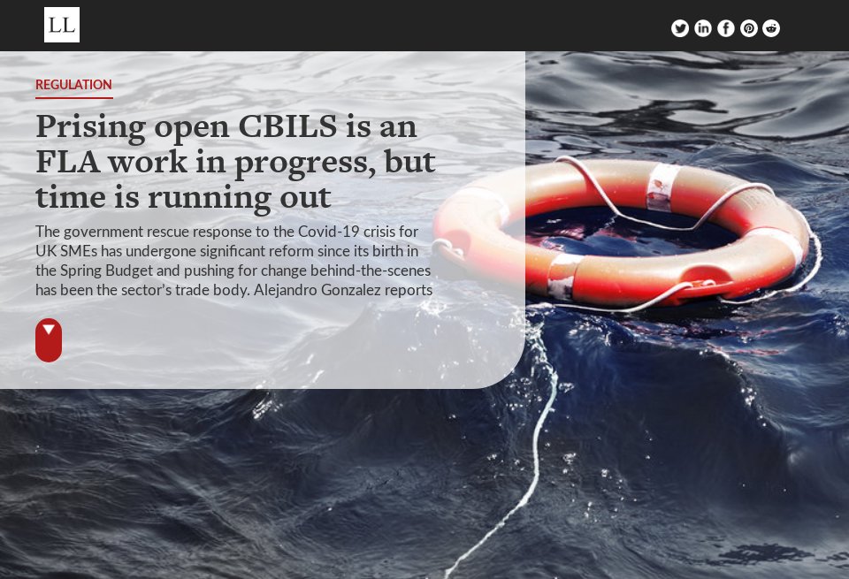 Prising open CBILS is an FLA work in progress, but time is running out ...